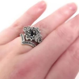 Jewelry | Gothic Cosmos Moon Engagement Ring Set | Poshmark